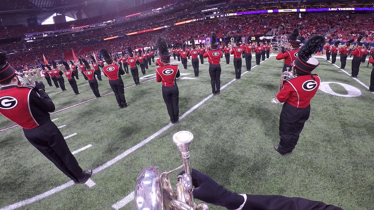 2019 UGA Redcoat Marching Band - Baritone Cam (SEC Championship ...