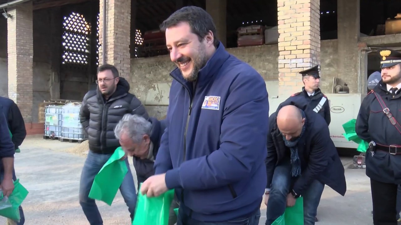 MATTEO SALVINI A VARANO DE' MELEGARI 13 gennaio 2020 - YouTube