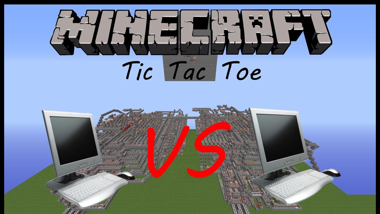 AI VS AI | Redstone Tic Tac Toe in Minecraft - YouTube