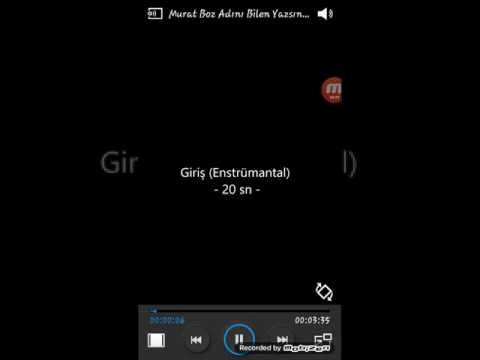 Murat Boz - Adını Bilen Yazsın Amatör ..