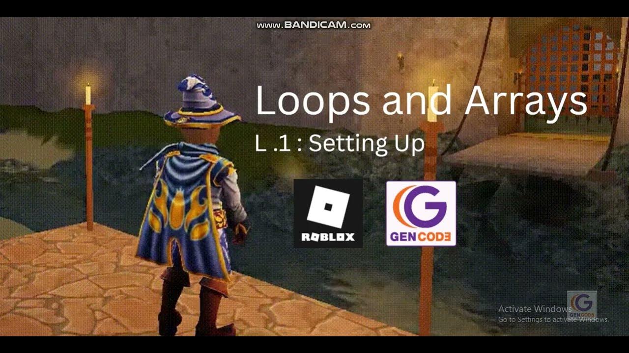 Roblox Loops & Arrays L 1 setting up - YouTube