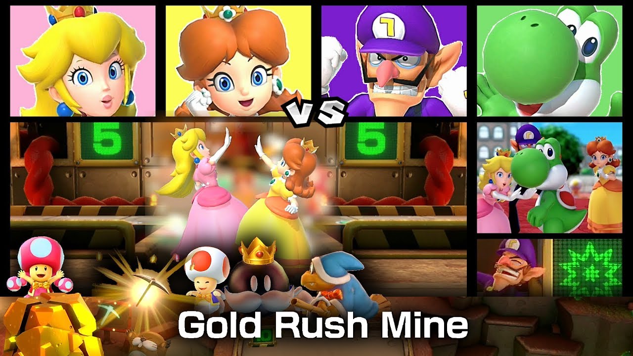 Super Mario Party Gold Rush Mine 20 Turns #5 - YouTube