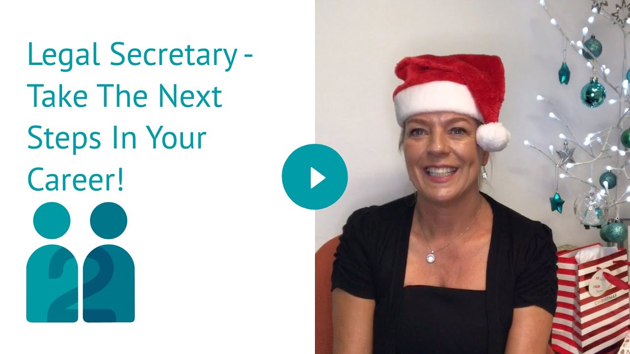 Legal Secretary - Take The Next Steps In Your Career! - YouTube