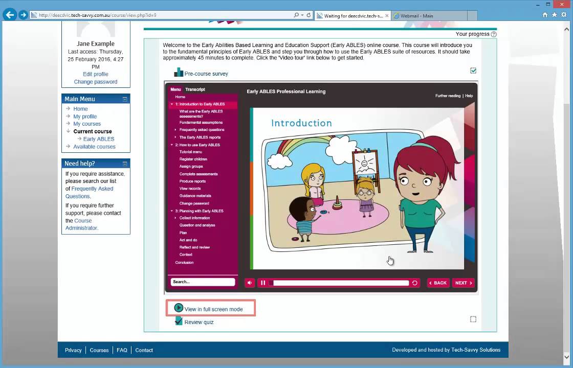 Accessing the Early ABLES Professional Learning Portal - YouTube