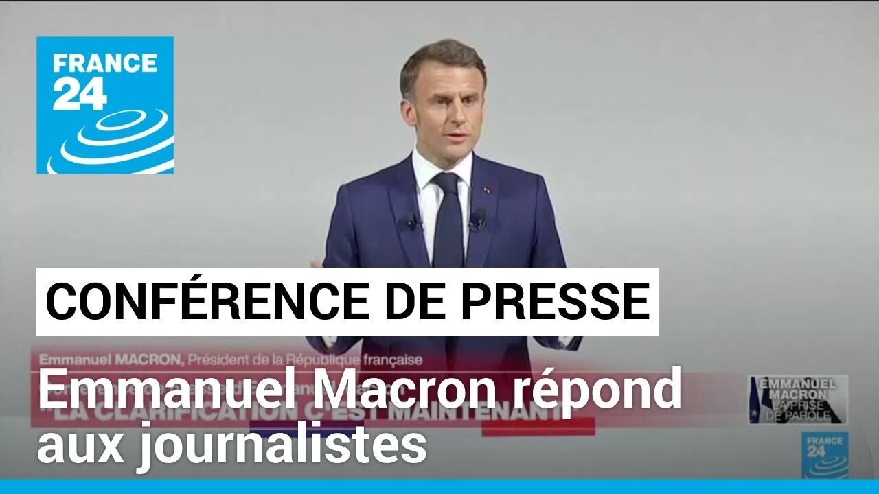 Dissolution, extrême droite, économie... Emmanuel Macron répond aux ...