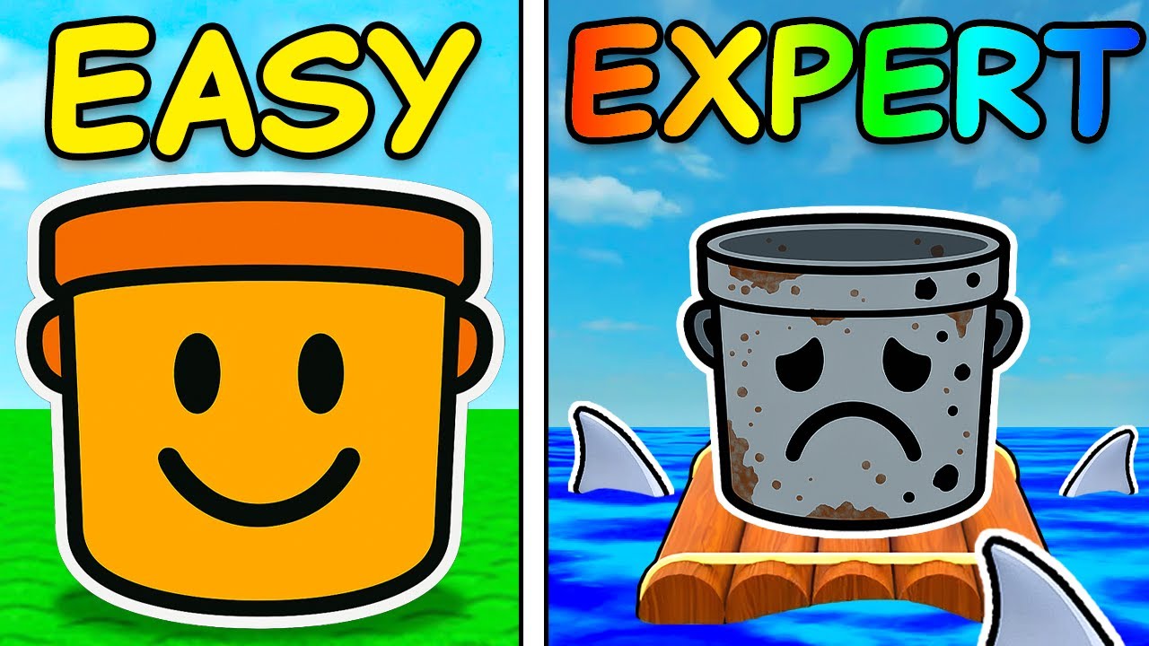 finding EVERY Bucket in Roblox find the buckets... - YouTube