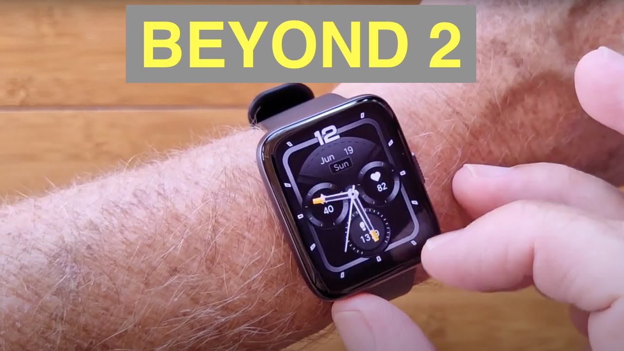 ZEBLAZE Beyond 2 Apple Watch Shaped AMOLED Always-On 5ATM BT5 GPS ...