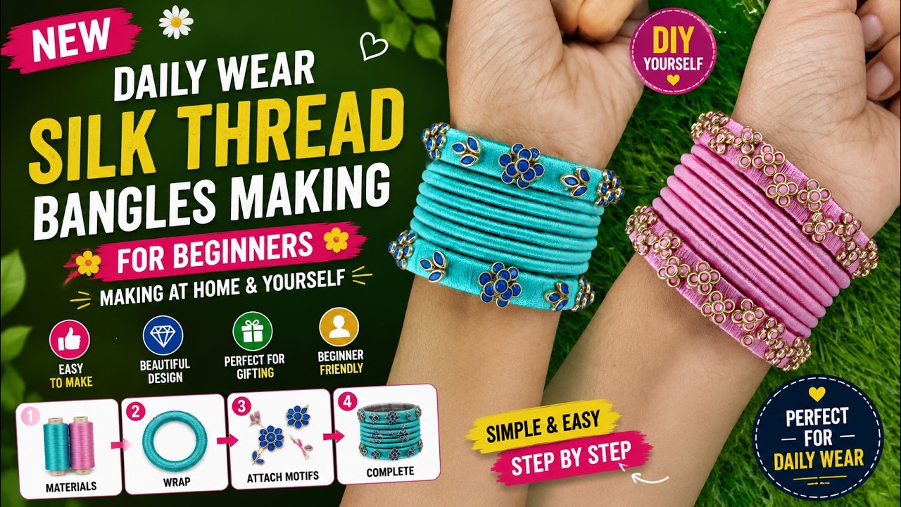Thread bangles making new model and new Unique Design Thread bangles # ...