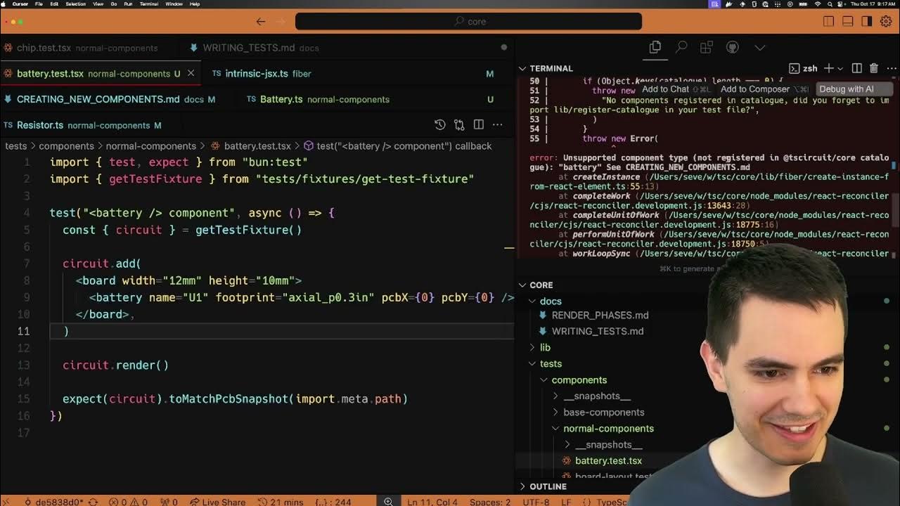 Getting Started with tscircuit Core, Props and Circuit Json - YouTube