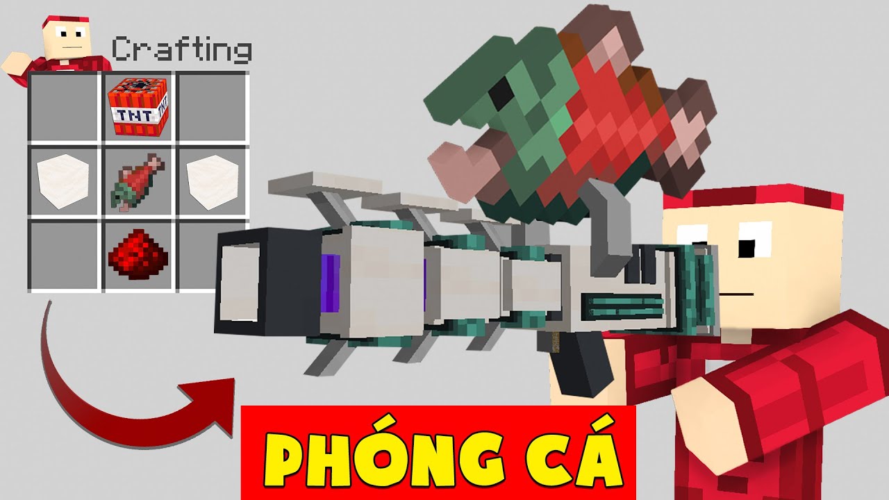 Minecraft Nhưng Cà Na Phóng Cá Khủng - YouTube