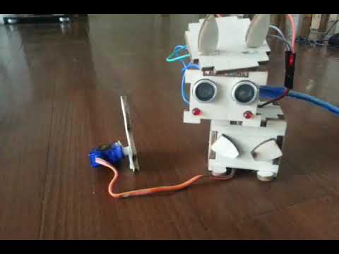 pikachu robot i made by arduino - YouTube