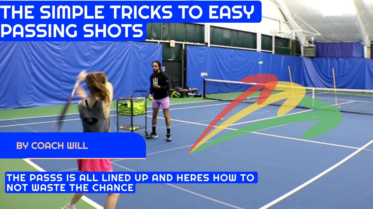 How to hit affective PASSING SHOTS (lesson with actual student) - YouTube