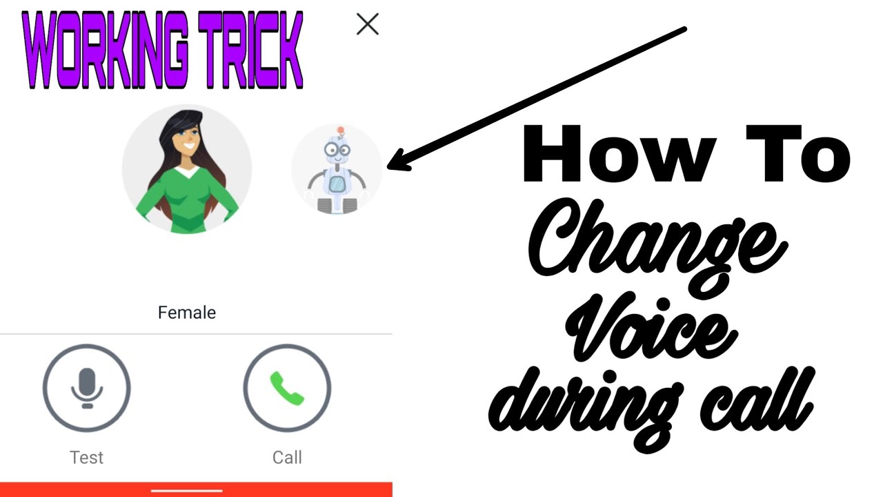 How To Change Voice Automatically During Call - YouTube