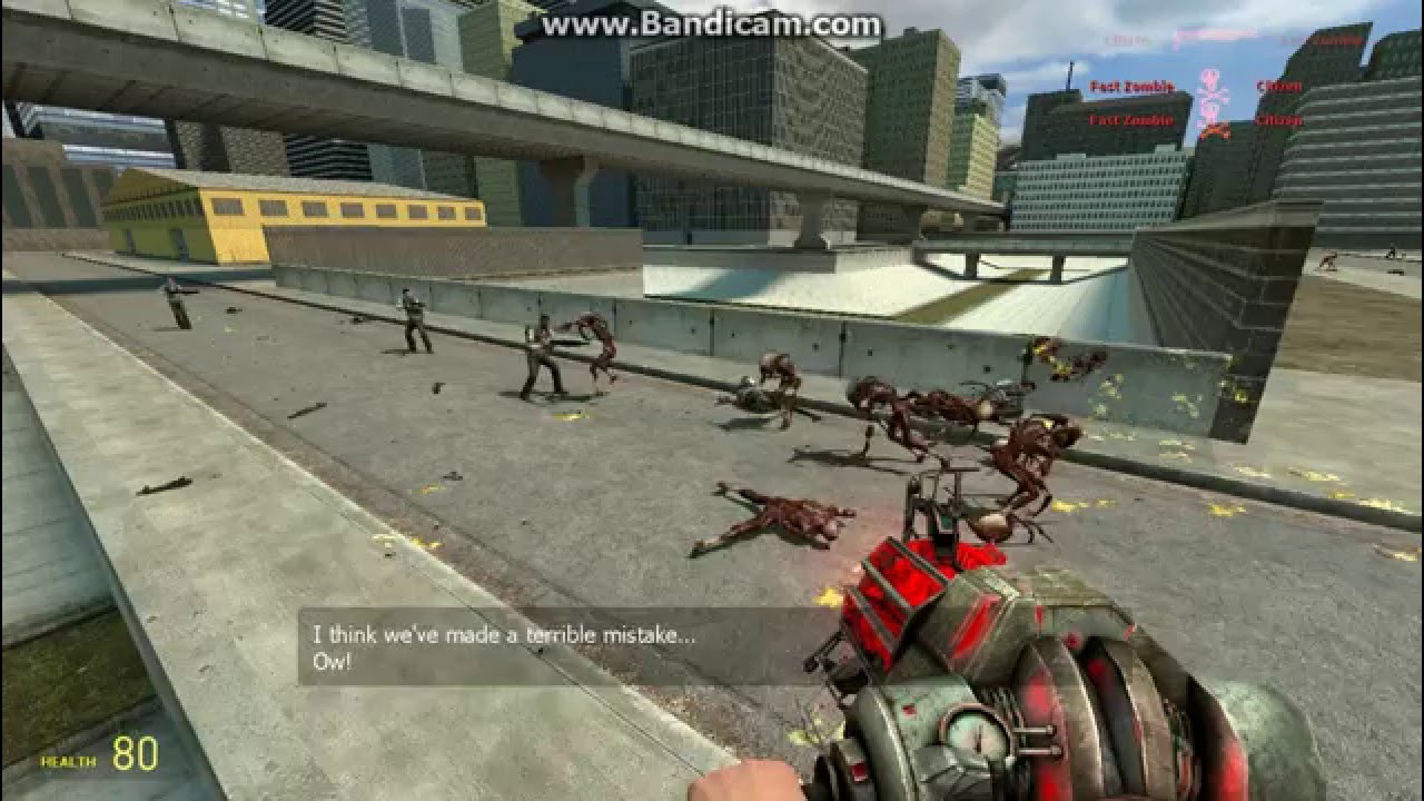 Gmod: humans vs. combine vs. zombies (part 2) - YouTube