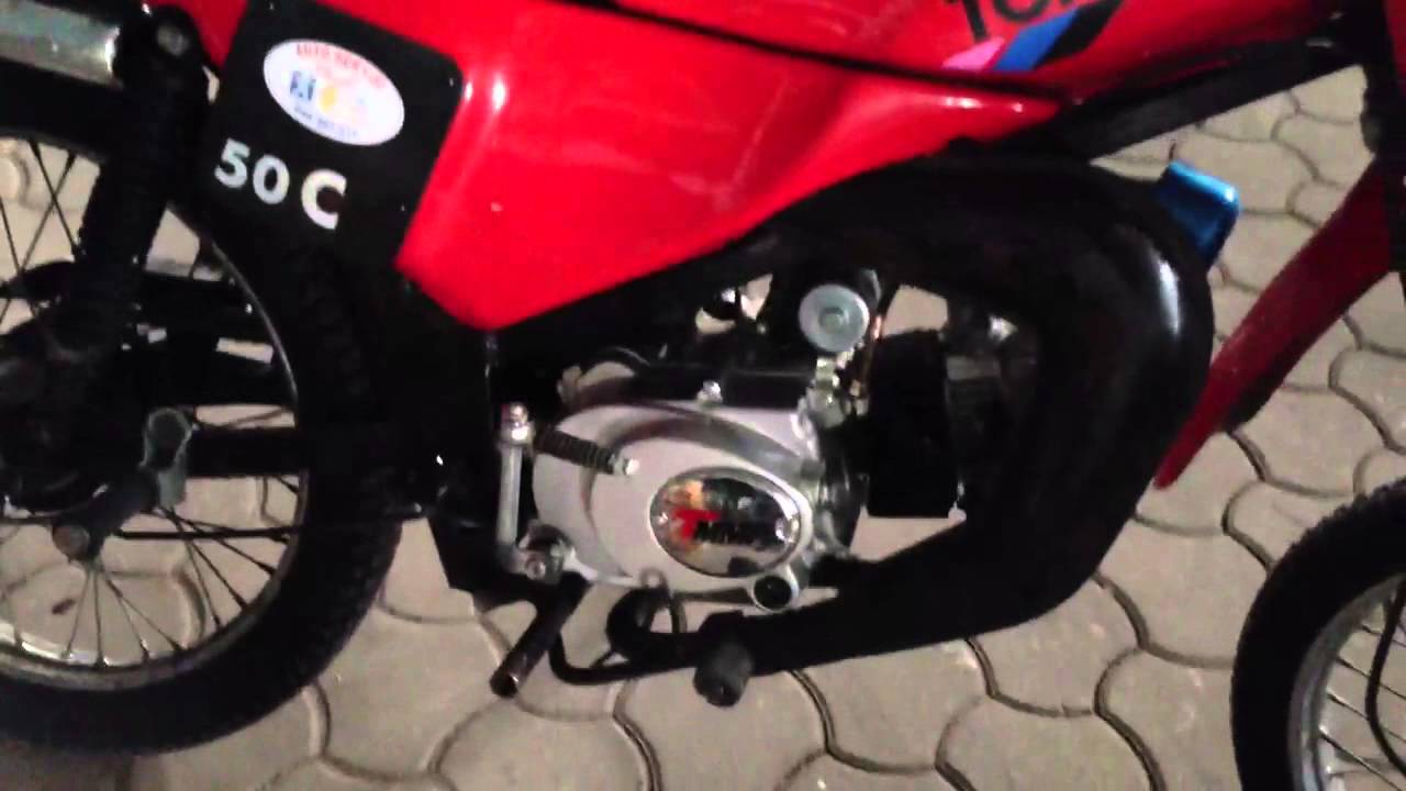 Project Tomos ATX-50 with 110cc chinese engine TMMP Made In - YouTube