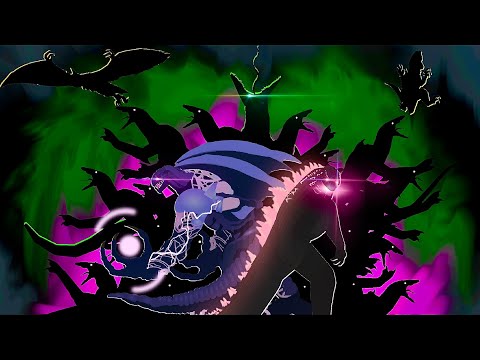 Godzilla vs Orga|Sticknodes Animation
