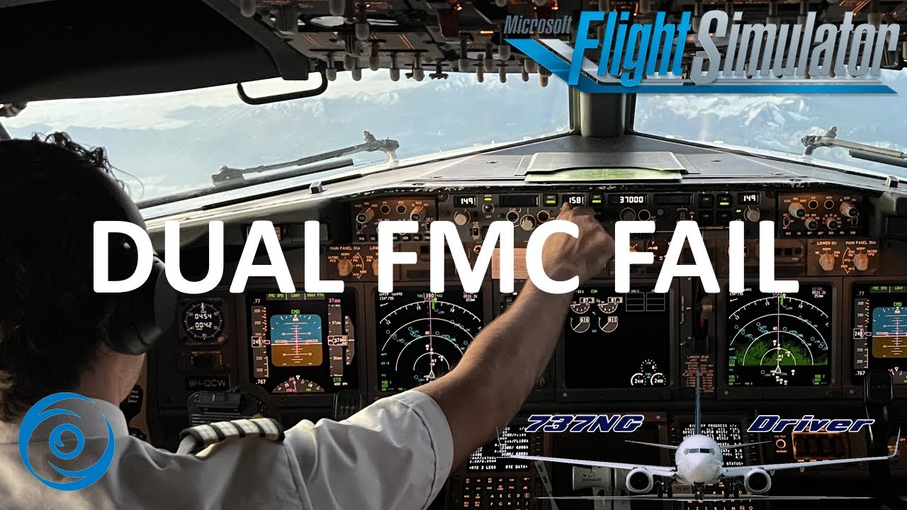 PMDG 737-700 for MSFS - Failures: Dual FMC Failure (on VATSIM) - YouTube