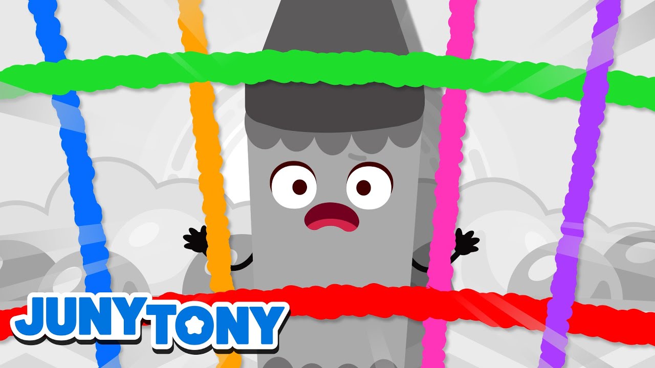 The Naughty Gray Crayon | Crayon Fairies +More | Color Songs for Kids ...