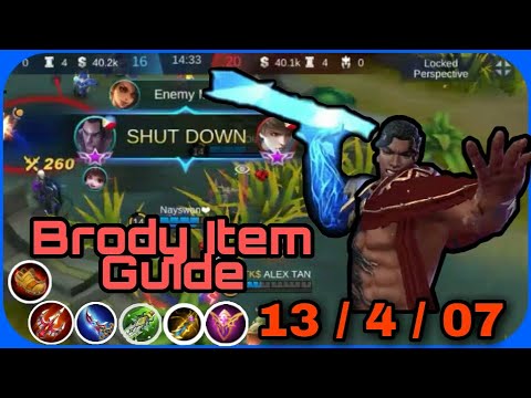 Brody Gameplay | Item Guide for brody | Brody Guide | Counter item ...