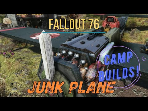 Fallout 76 Camp Build - Junk Plane - Adventure mode - YouTube
