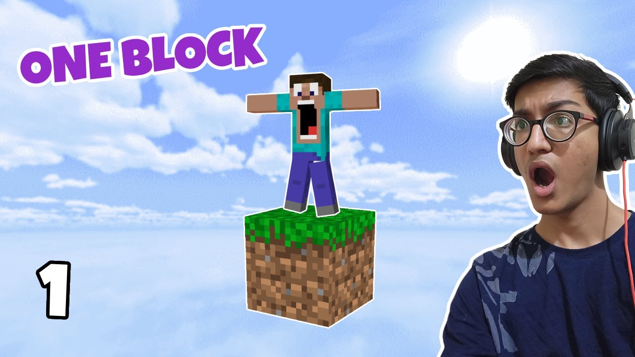 First Time Playing Oneblock In Minecraft - YouTube
