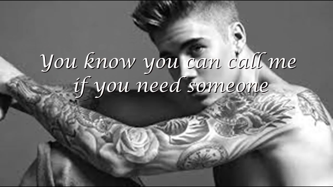 Justin Bieber Hold On Official Lyrics Youtube
