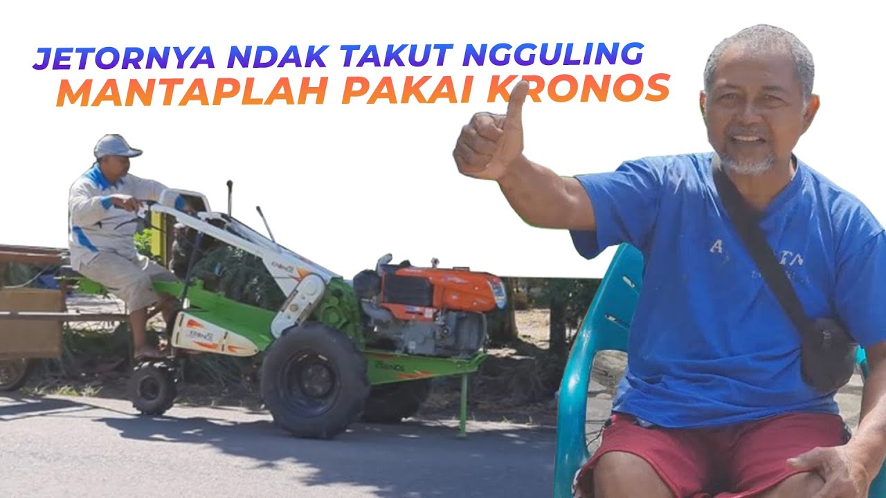 JETOR GAK TAKUT NGGULING | TRAKTOR ROTARY QUICK KRONOS SAMPAI DI DELI ...