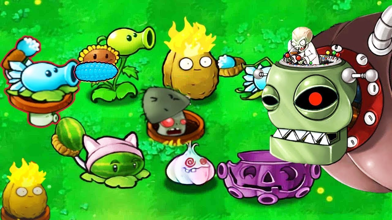 PVZ-Hybrid really fun game. Strongest Fusion Plant PVZ Mod - YouTube