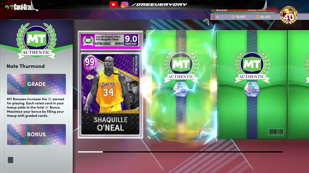 GRADING ALL MYTEAM INVINCIBLE CARDS AND DARK MATTER CARDS I OWN IN NBA ...