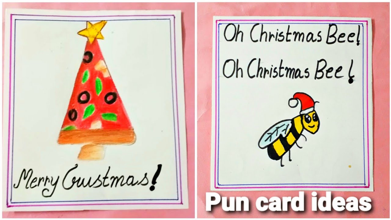 X-mas special pun card ideas 🎅🎅☃☃⛄⛄🎄🎄 - YouTube
