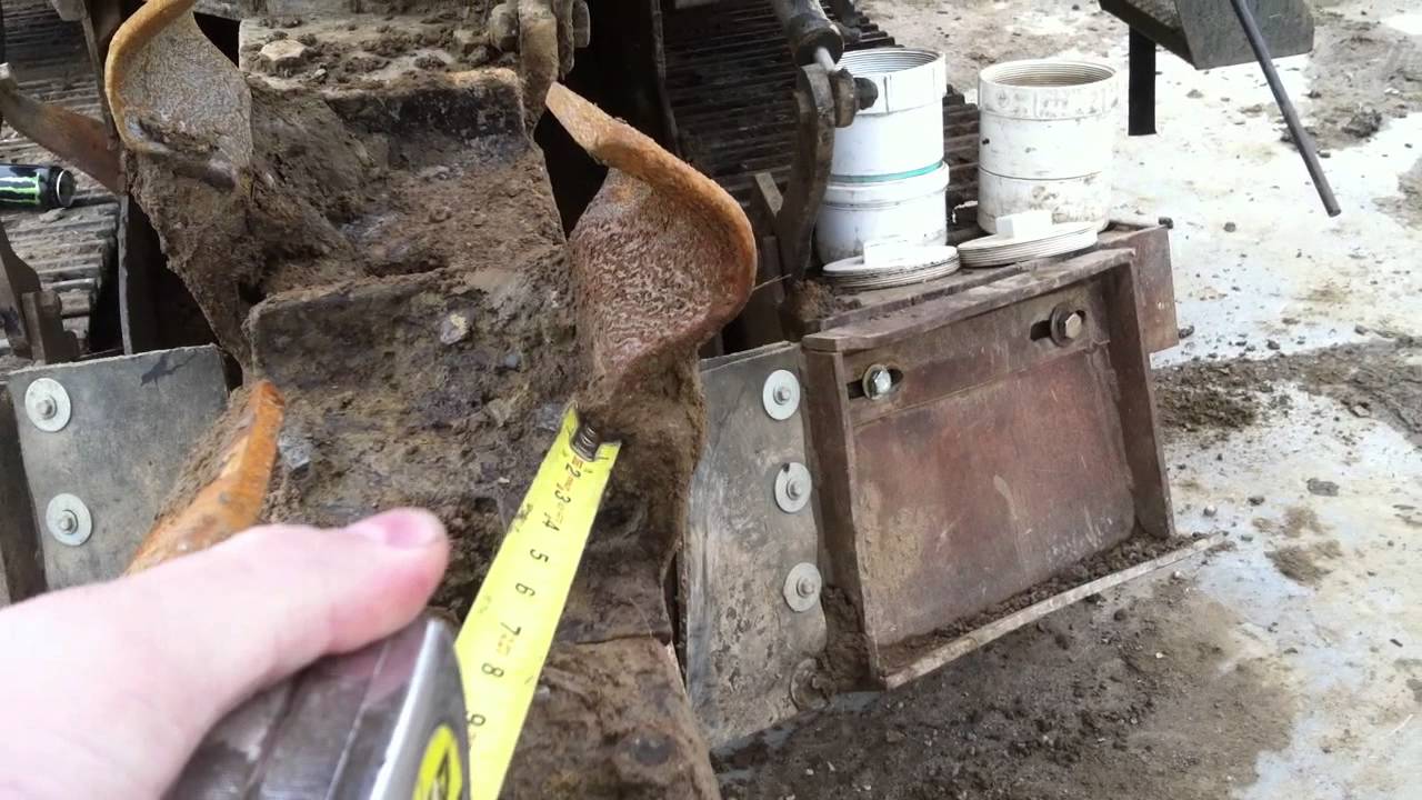 12in Trencher setup - YouTube