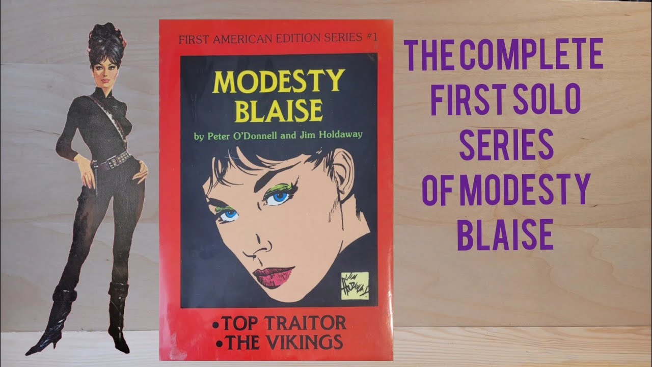 Modesty Blaise: The complete First American Edition Series - YouTube