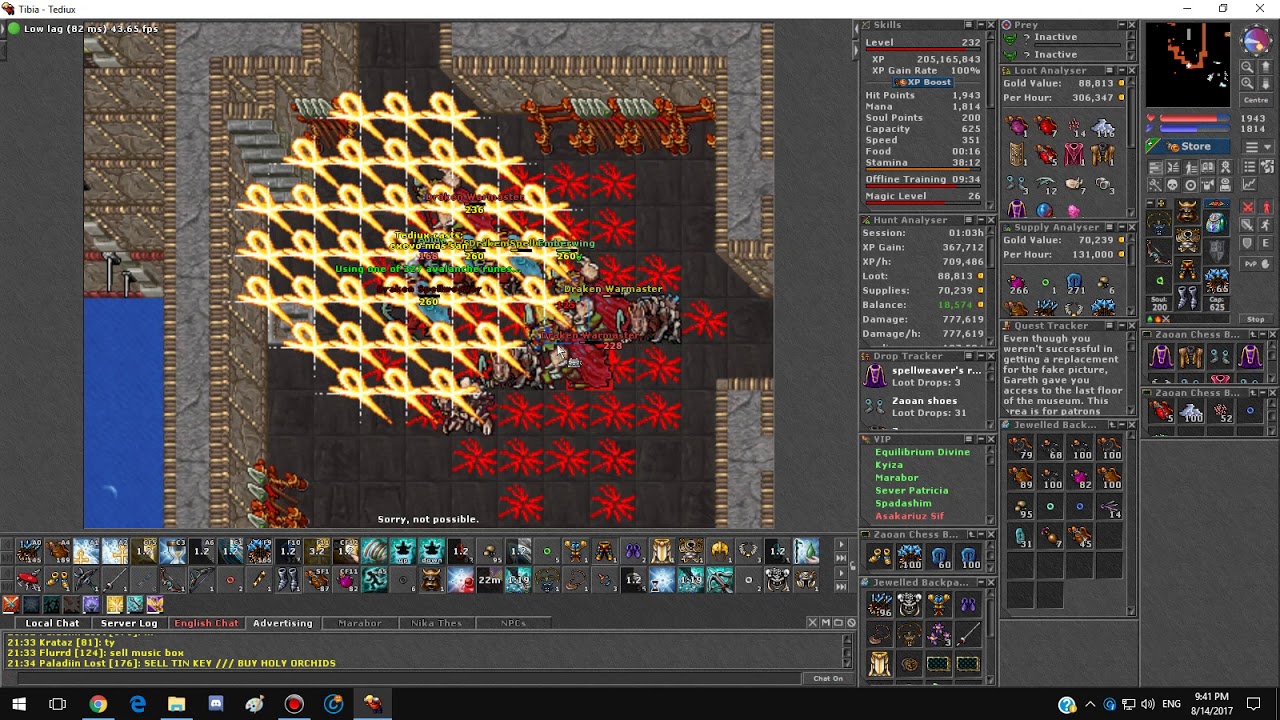 Diamond Arrows Tibia Drakens Walls - YouTube