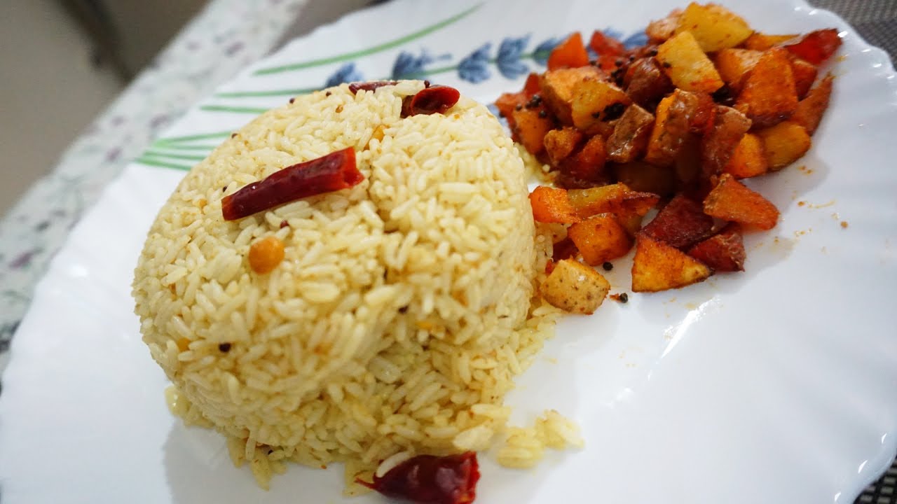 Puli Sadam | Puliyodharai Recipe | Tamarind rice Recipe - YouTube