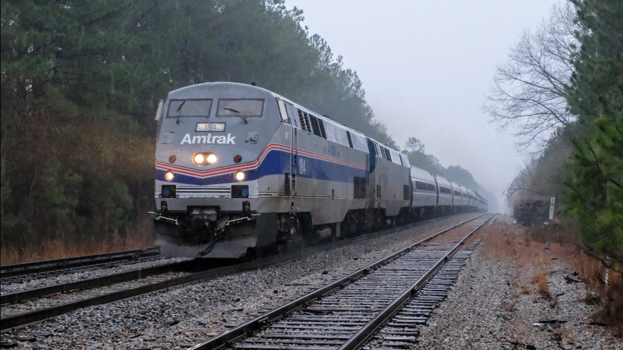 Amtrak's Silver Star on the S-line in NC - including Phase IV Heritage ...