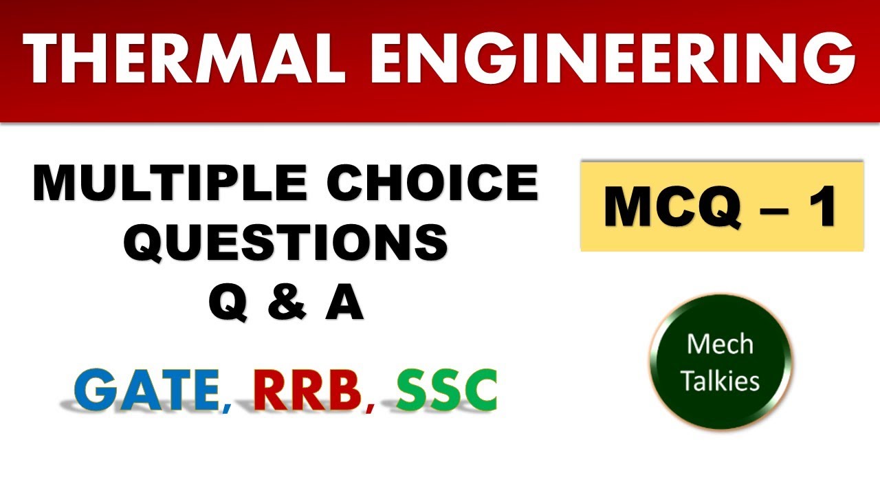 Multiple choice questions for thermal engineering - YouTube