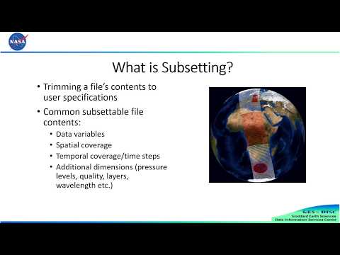 EGU/AGU/ESIP Virtual Data Help Desk 2020 - NASA GES DISC Level 2 Subsetting & Data Validation Demo