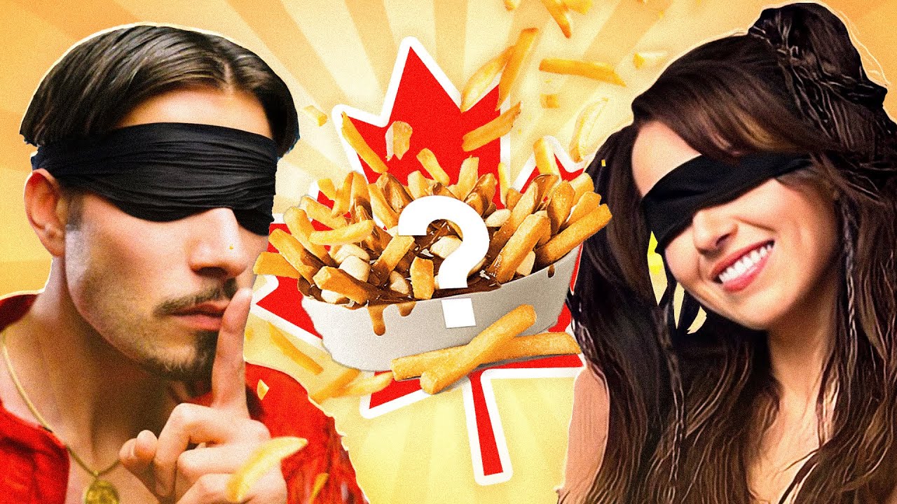 Blind Guess The Canadian Food Challenge with bbno$, Pokimane! - YouTube