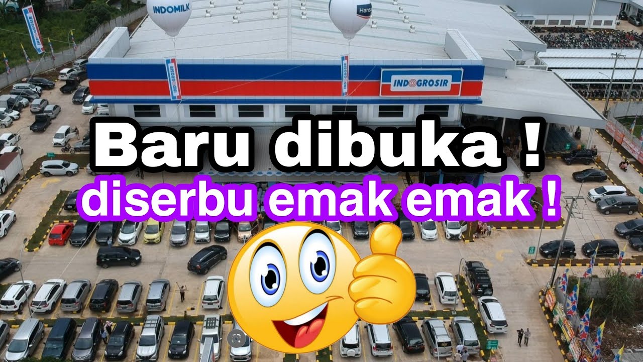 INDOGROSIR hadir di jalan jalur Sukabumi ! Langsung ramai ... - YouTube