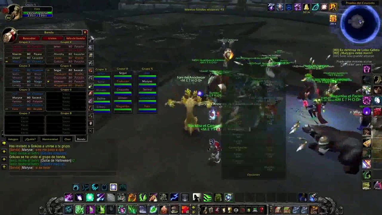 Toc 25H!! Wow queldorei wow 3.3.5a - YouTube