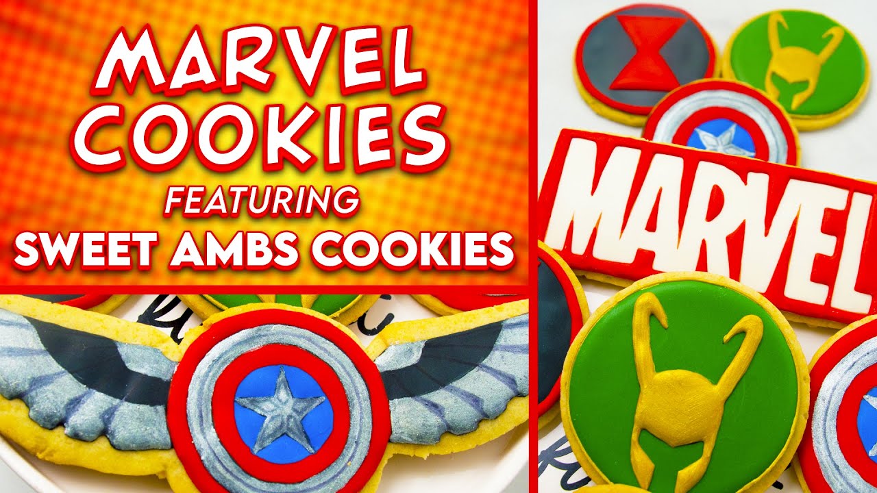 Marvel Cookies - Black Widow, Loki, Falcon & the Winter Soldier ft ...