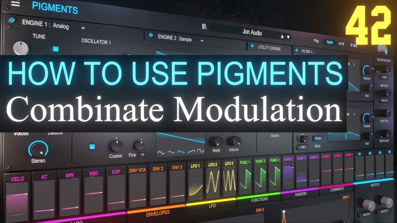 Combinate Modulation PART 42 | Arturia Pigments 4 Tutorial - YouTube