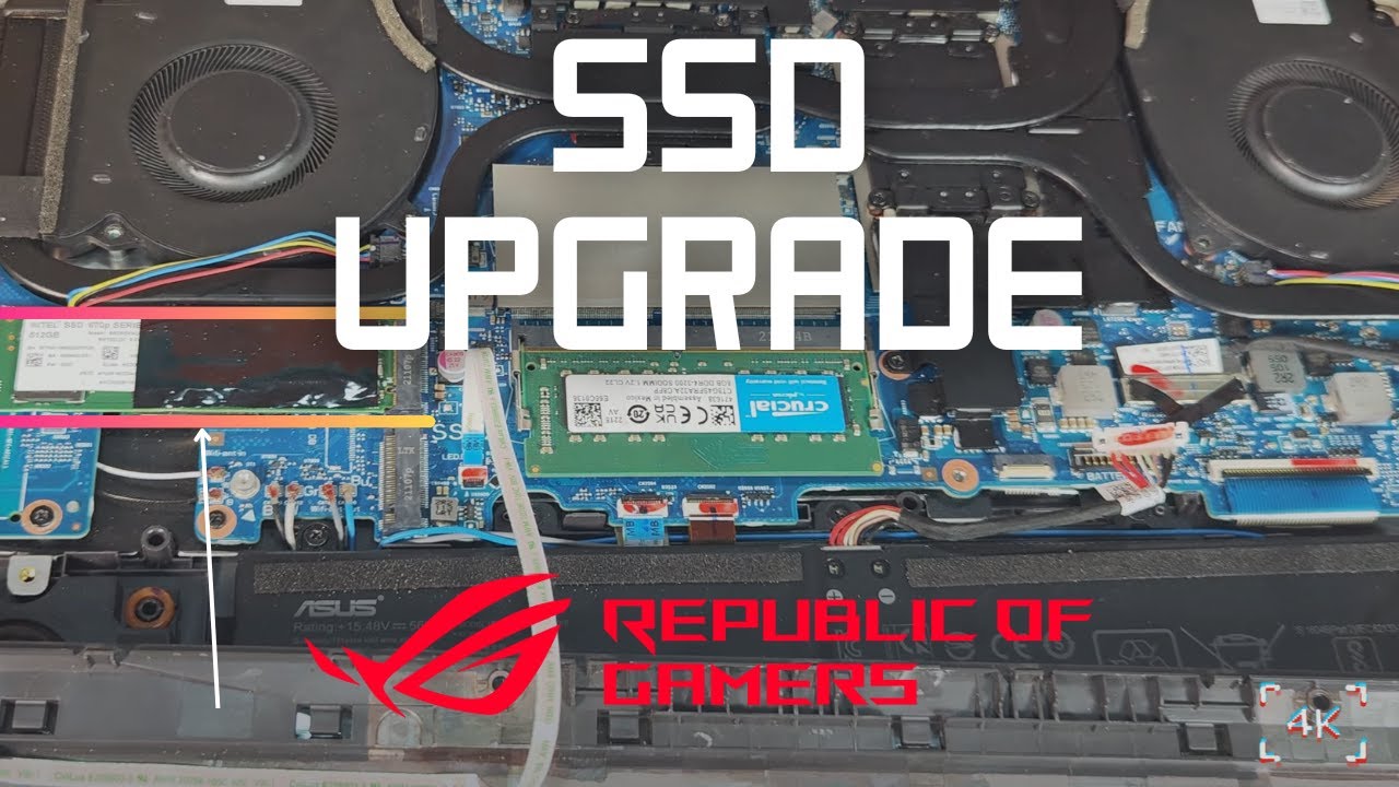 How to install M.2 SSD upgrade | Asus ROG Strix G531 - YouTube
