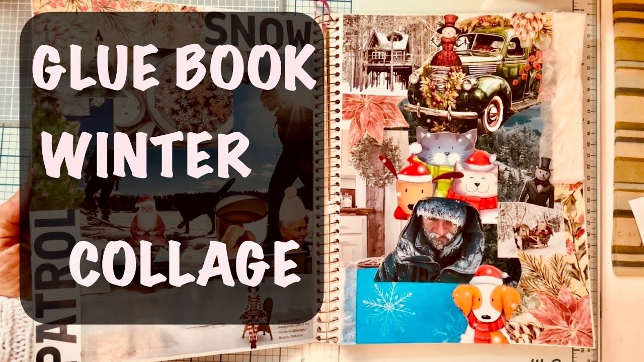 Glue Book Collage for Everyone, Quick with No Rules! - YouTube