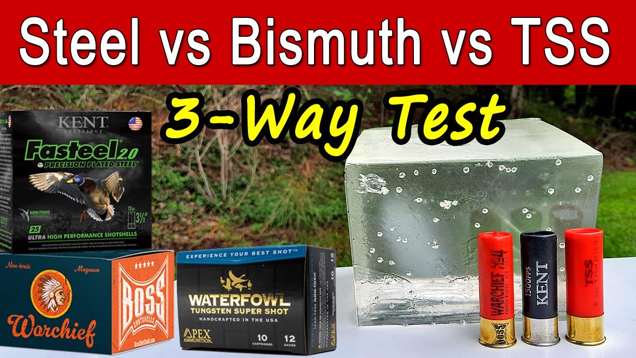 Steel vs. Bismuth vs. TSS Waterfowl Ammo Tested | Kent, BOSS, Apex ...