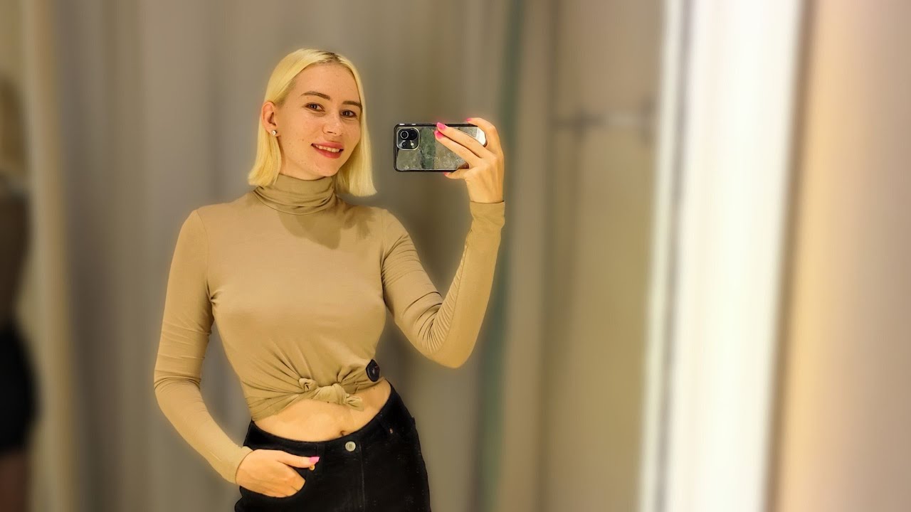 Try on Haul Clothes with Model Alice Dali | Shopping Experience - YouTube