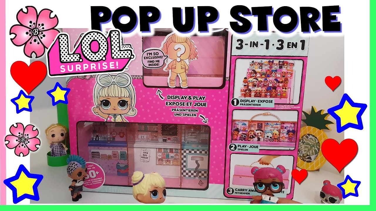 POP UP STORE!! Arriva #INSTAGOLD! Lol surprise Unboxing by Lara e Babou ...