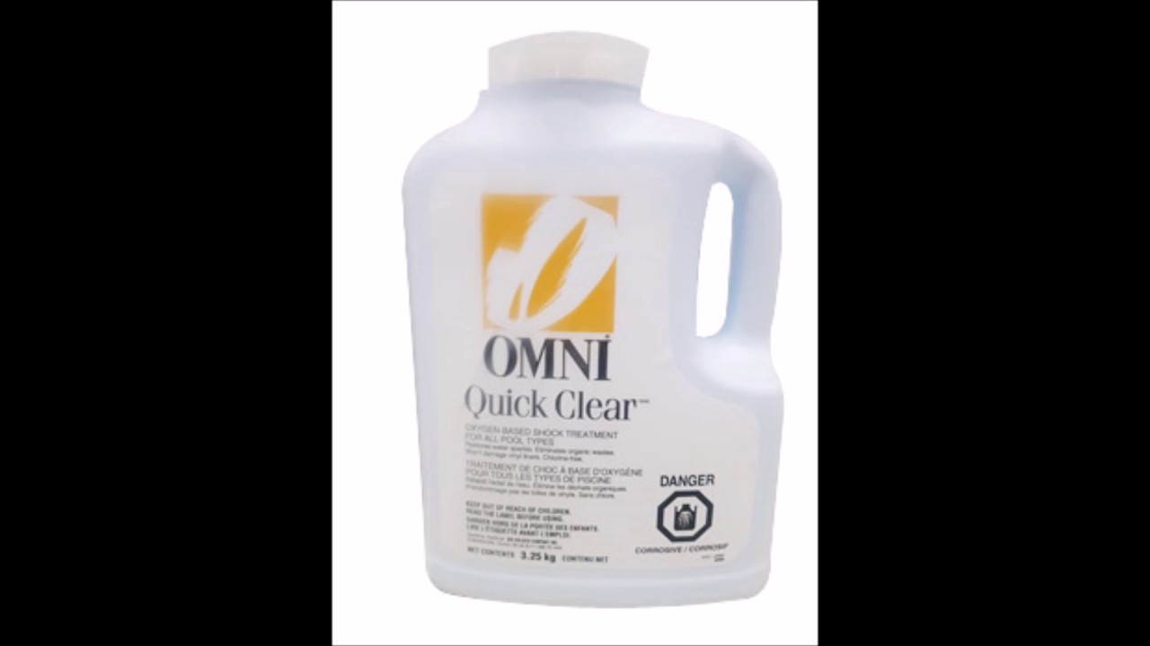 4640 DPSW - Omni Quick Clear Oxy Shock 3 25kg - YouTube