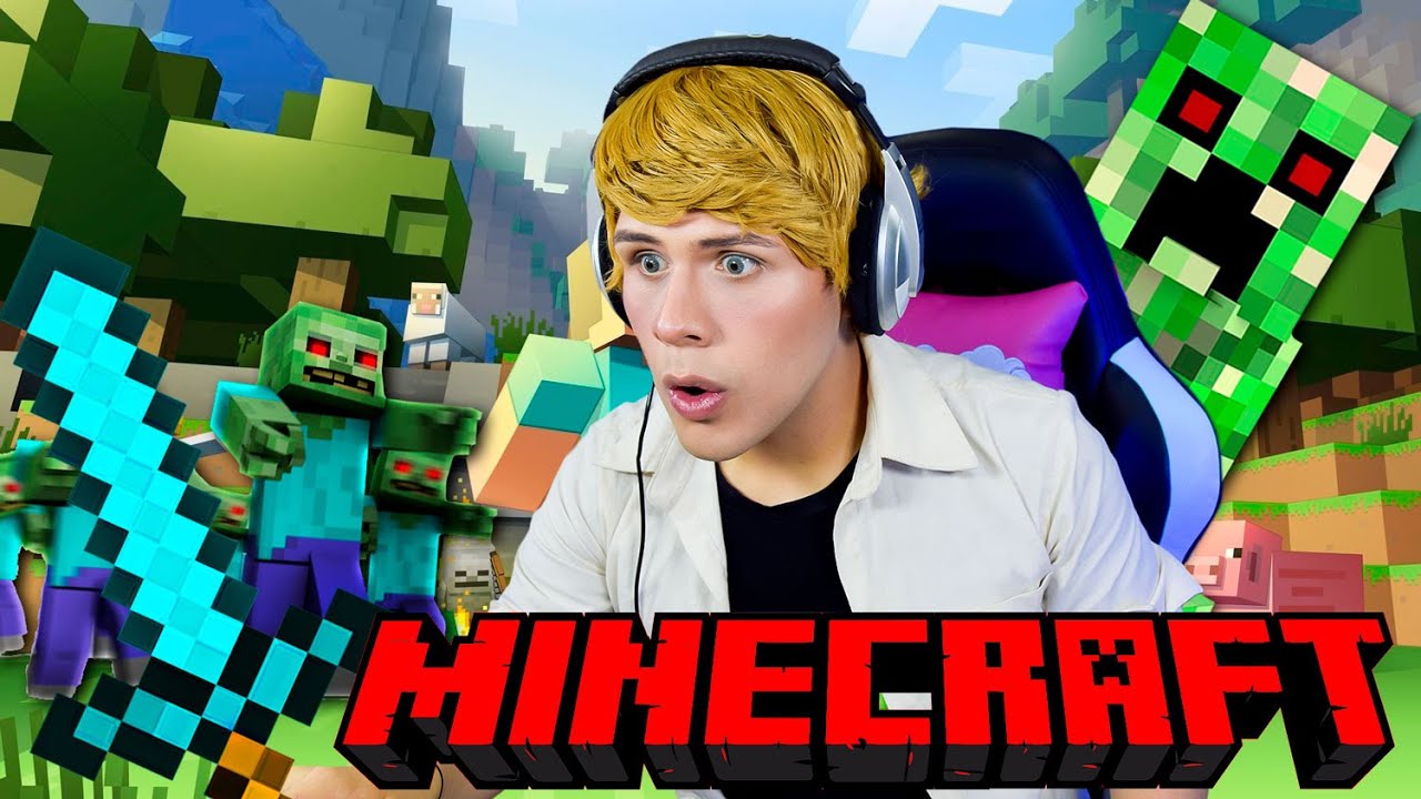 MINECRAFT Survival | 😱 Adrien sobrevive la noche ️ - YouTube