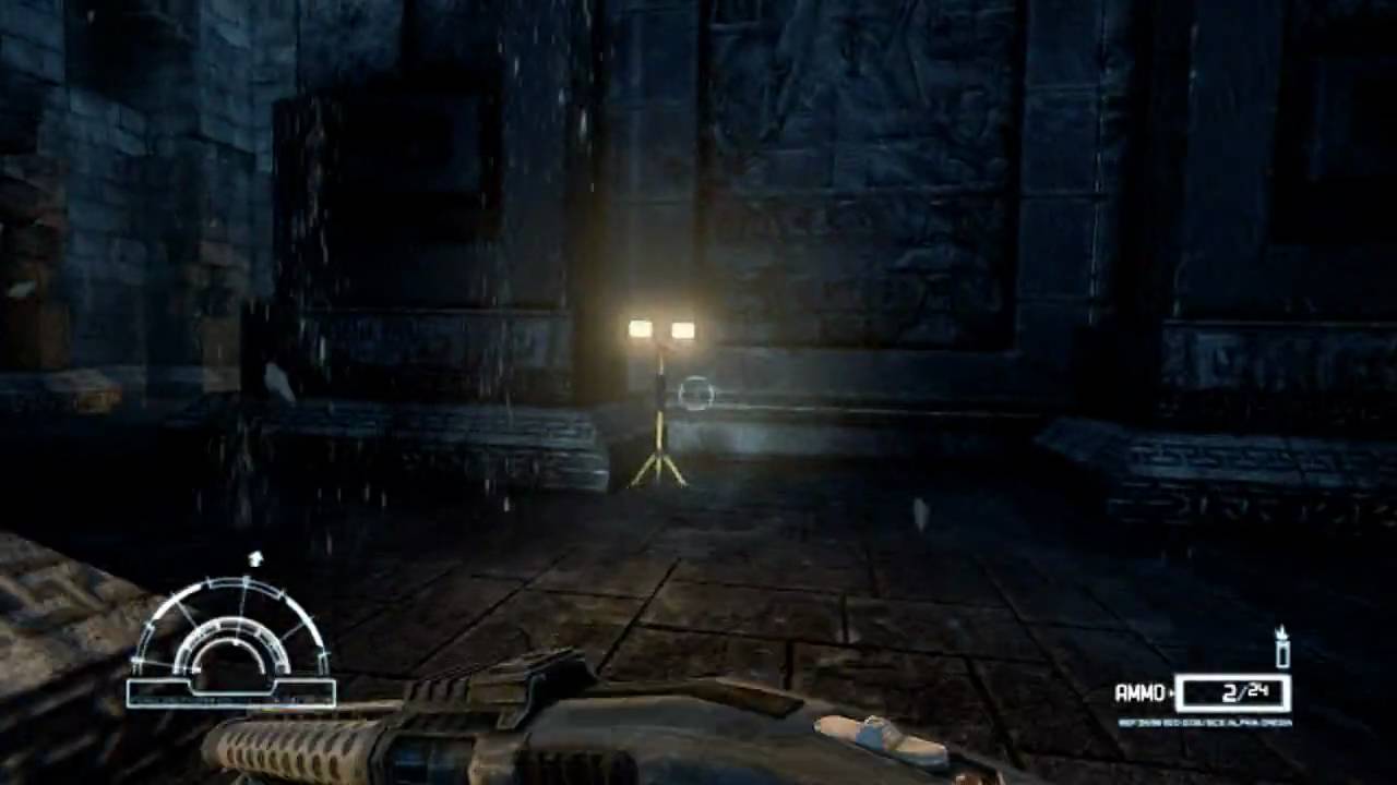 Aliens Vs Predator 3 2010 (1) Marine Walkthrough mission 6 part 2 HD ...